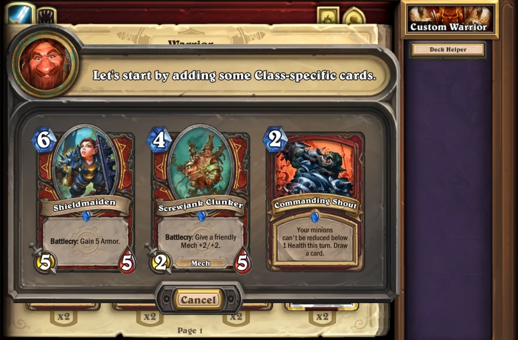 my-collection-deck-helper | Hearthstone Express